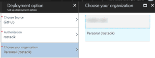 Using Azure App Service Web Apps continuous deployment with GitHub organizations | rostacik.net ...